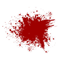 Blood splatter icon high quality Royalty Free Vector Image