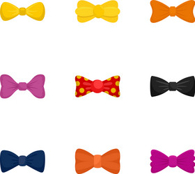 Bow ties Royalty Free Vector Image - VectorStock