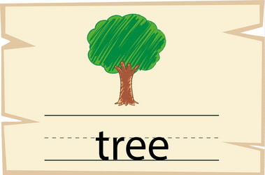 Tree Flashcard Vector Images (over 120)