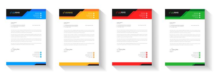 Modern creative clean corporate business proposal Vector Image