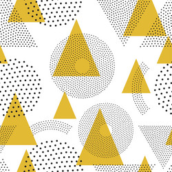 Geometric abstract seamless pattern Royalty Free Vector