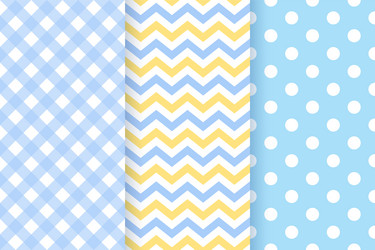 Baby boy pattern baby shower seamless background Vector Image