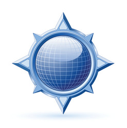 Compass rose Royalty Free Vector Image - VectorStock