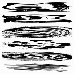 Ink line collection for your design Royalty Free Vector