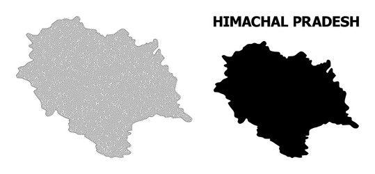 Himachal Pradesh Map Vector Images (over 290)