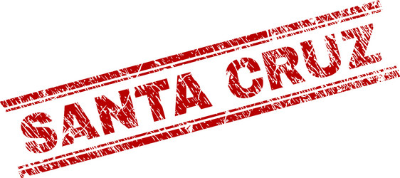 Red grunge santa approved stamp seal watermark Vector Image
