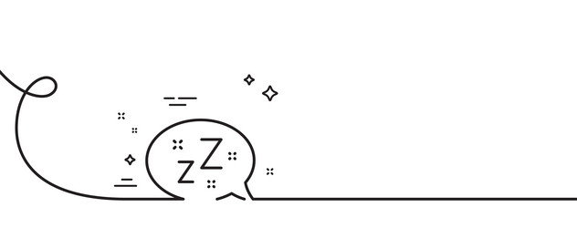 Lounge line icon relax place sign continuous Vector Image