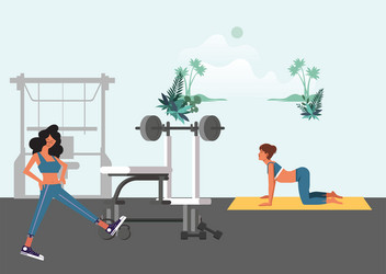 Ladies Gym Vector Images (over 5,400)
