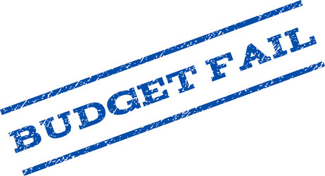 Crisis budget watermark stamp Royalty Free Vector Image
