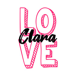 Clara Vector Images (over 170)