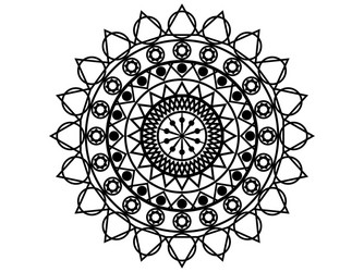 Buddhist Mandala Vector Images (over 410)