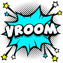 Ahem pop art comic speech bubbles book sound Vector Image