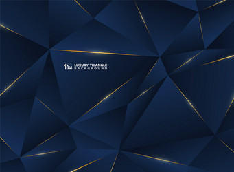 Abstract art seamless blue and golden pattern 10 Vector Image