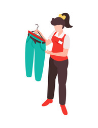 Clothes Shop Assistant Vector Images (over 990)