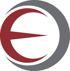 Ec logo or icon design image Royalty Free Vector Image
