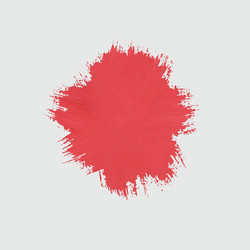 Spot of red paint round Royalty Free Vector Image