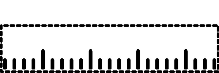 Isolated ruler design Royalty Free Vector Image