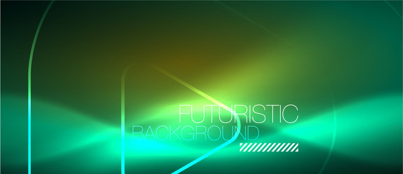 Color shiny neon lights background with abstract Vector Image