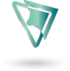 Delta sign logo Royalty Free Vector Image - VectorStock