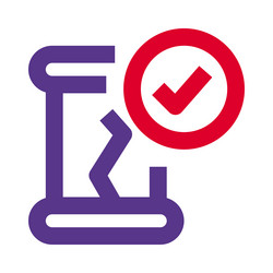 Electronic fuse used to stop overcurrent damage Vector Image