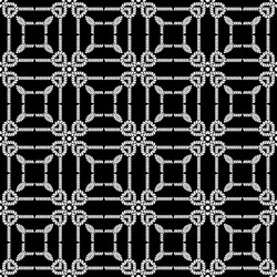 Ropes seamless pattern black and white background Vector Image