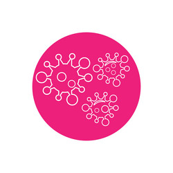 Bacteria logo Royalty Free Vector Image - VectorStock