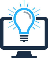 Brain idea logo icon design Royalty Free Vector Image