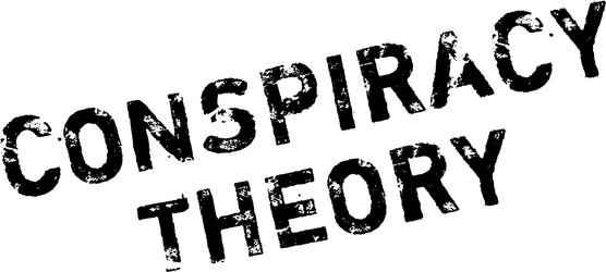Conspiracy theory rubber stamp Royalty Free Vector Image