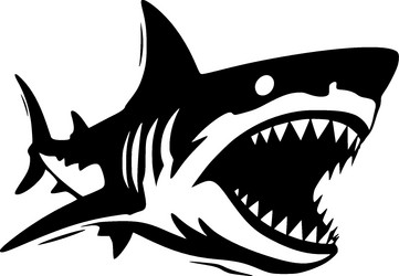 Shark - high quality logo - ideal for t-shirt Vector Image