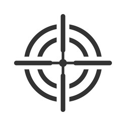 Shooting target icon Royalty Free Vector Image