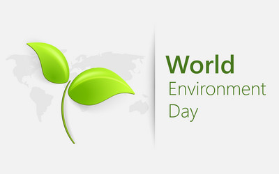 World environment day concept Royalty Free Vector Image