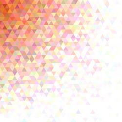 Red triangle tile mosaic background Royalty Free Vector