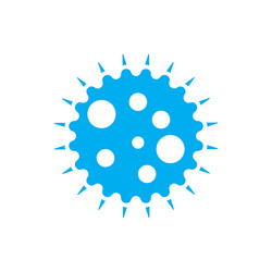 Bacteria logo Royalty Free Vector Image - VectorStock
