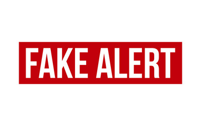 Fake alert rubber stamp seal Royalty Free Vector Image