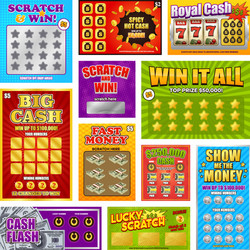 Scratch Coupon Vector Images (over 1,300)