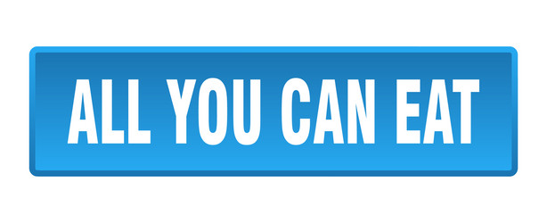 All you can eat button sign key Royalty Free Vector Image