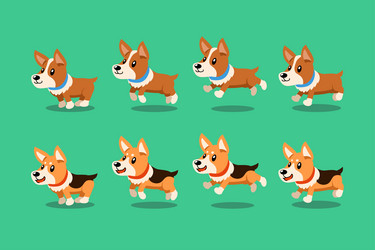 Dog Animation Sprite Vector Images (61)