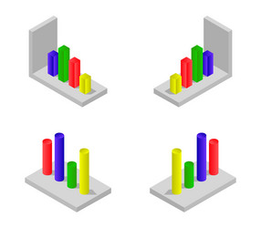 Isometric Bar Graph Vector Images (over 2,900)