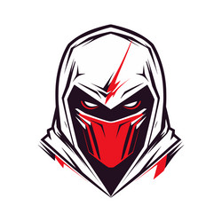 Warrior head isolated on white background Vector Image