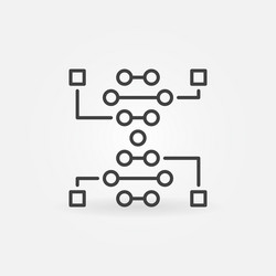 Genetic factors concept icon Royalty Free Vector Image