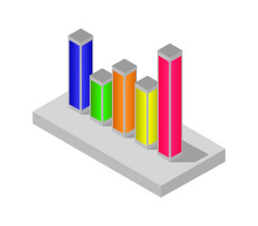 Isometric Bar Graph Vector Images (over 2,900)