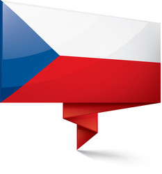 Czech flag icons set Royalty Free Vector Image