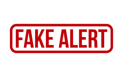 Fake alert rubber stamp seal Royalty Free Vector Image