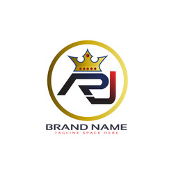 Initial letter j r a modern logo ideas Royalty Free Vector