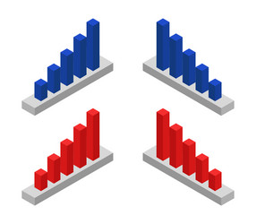 Isometric Bar Graph Vector Images (over 2,900)