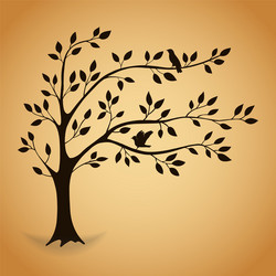 Simple tree Royalty Free Vector Image - VectorStock
