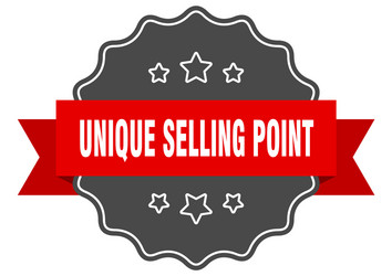 Unique selling point stamp Royalty Free Vector Image