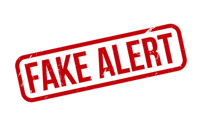 Fake alert rubber stamp seal Royalty Free Vector Image
