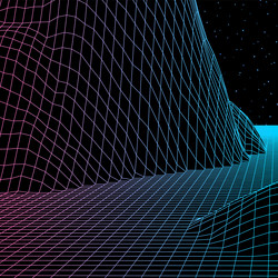 Laser Grid Landscape Vector Images (over 520)