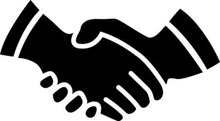 Homie soul or hand clasp handshake icon Royalty Free Vector